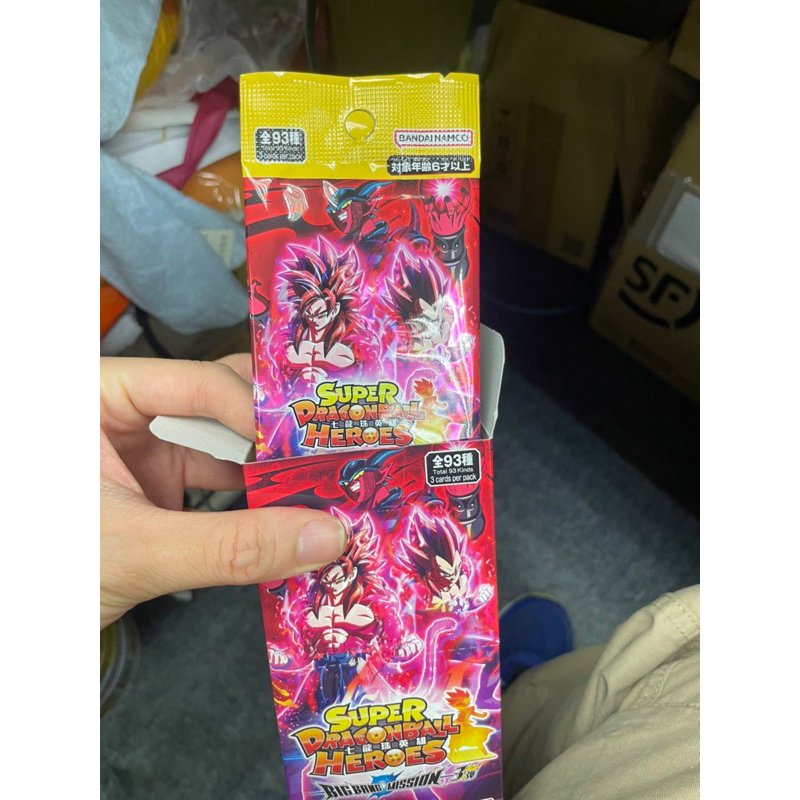 七龍珠 七龍珠英雄 SDBH 大爆炸 大爆炸任務 第三彈 第3彈 三彈 3彈 港版 台機可用 BMT3 卡盒 散包 卡包 | 蝦皮購物