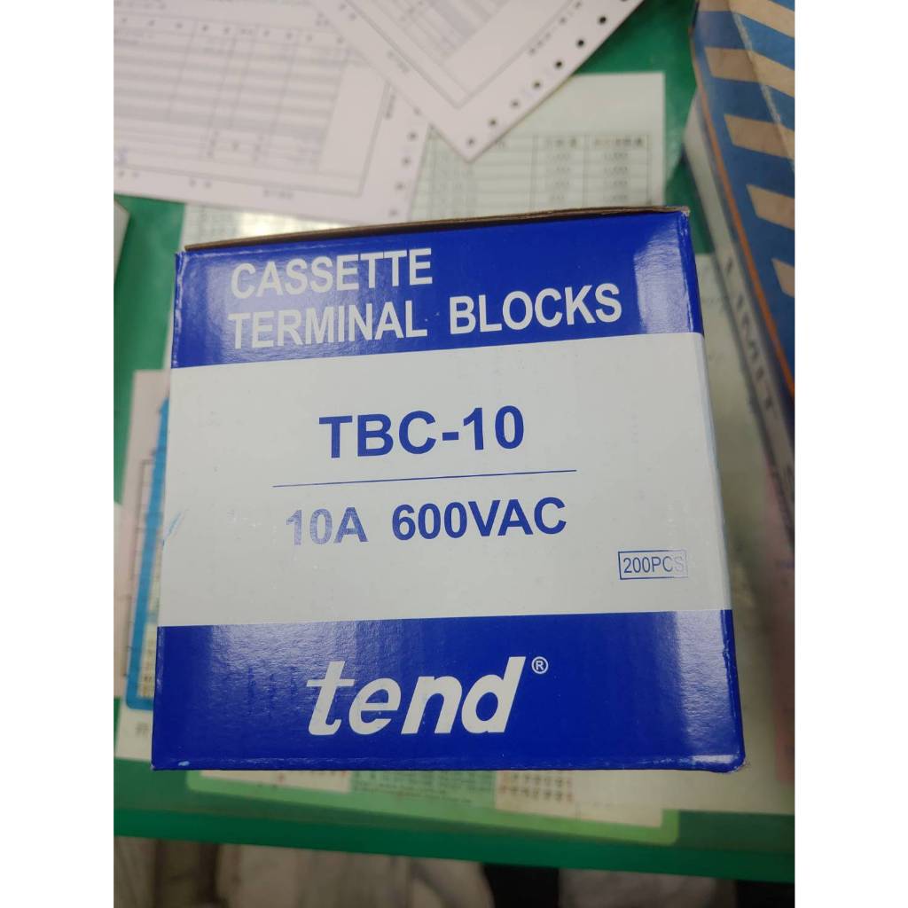TEND天得 TBC-10 TBC-20 TBC-30 軌道式端子盤 端子台 盒裝 | 蝦皮購物