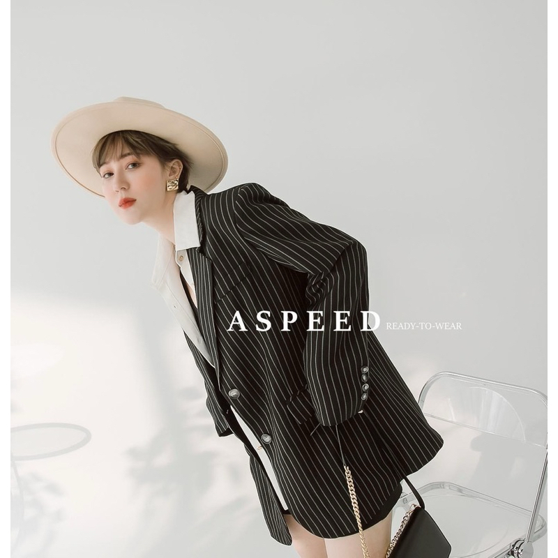 Aspeed必買條紋西裝外套（含運） | 蝦皮購物