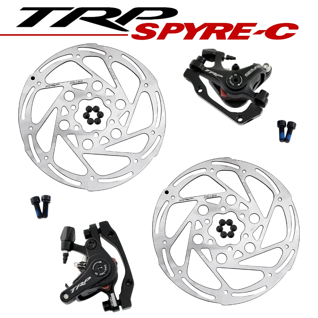 TRP SPYRE-C Road Alloy Mechancial Disc Brake Set 160mm | 蝦皮購物