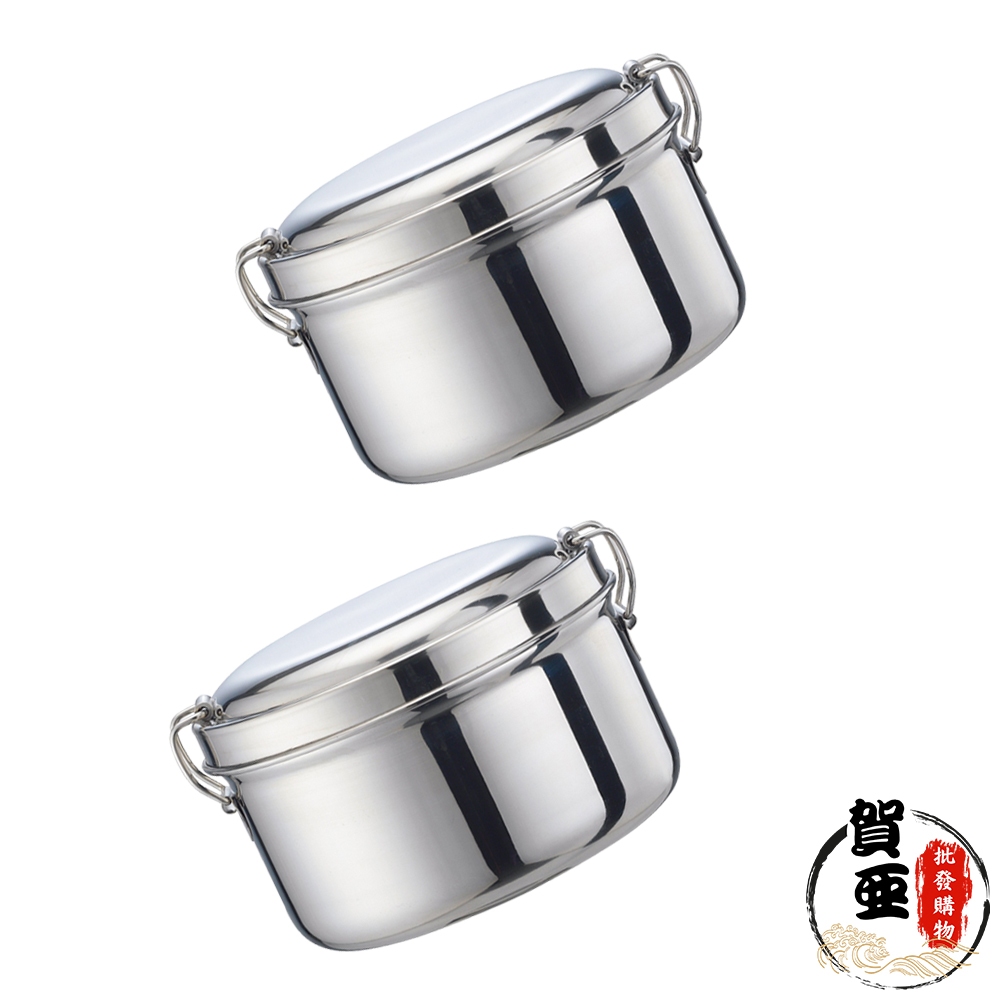 Miyaco 304不銹鋼雙層圓形便當盒【賀亞批發】便當盒 餐盒 飯盒 304便當盒 304餐盒 304飯盒 米雅可便當 | 蝦皮購物