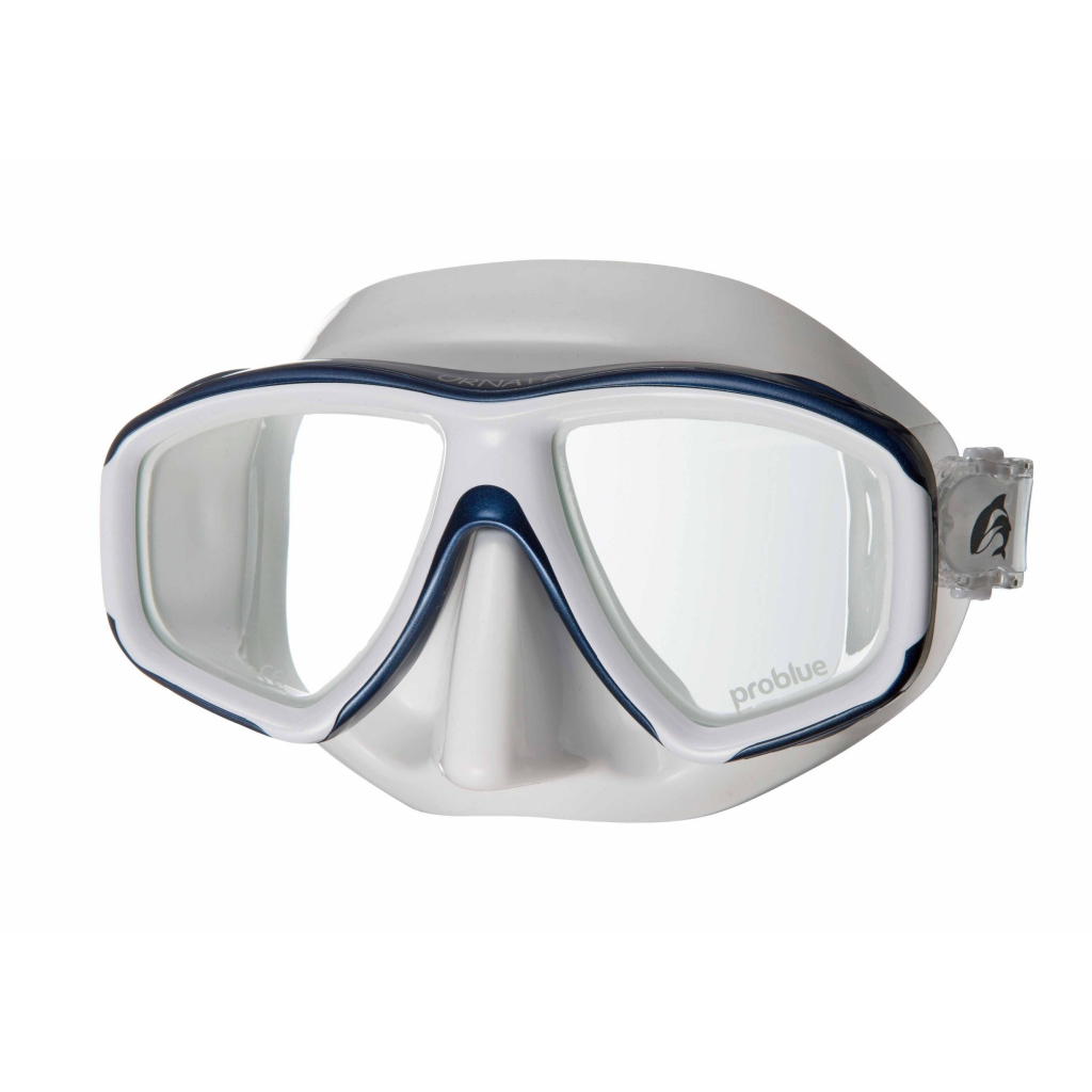 《Problue》Ornata專業型 純白矽膠防霧雙面鏡｜【IDiver海怪水下】自潛 穿搭神器 | 蝦皮購物