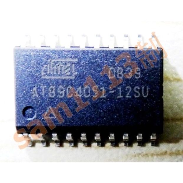113單晶片 AT89C4051-12SU SOP-20 ATMEL 4K快閃記憶 微控 89C4051 >>5個 | 蝦皮購物
