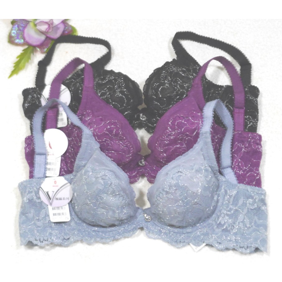 【曼黛瑪璉】 V極線性感無襯內衣 【R61037】70C,70D,70E,70F,75D,75E,75F~灰,紫紅,黑 | 蝦皮購物