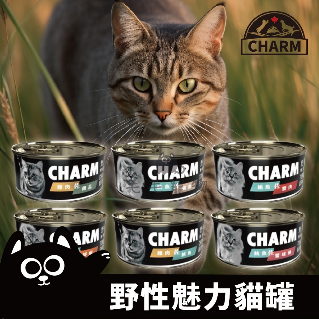 短效 charm野性魅力 貓咪主食罐 特級貓咪無榖貓罐 80G 貓咪食品 主食罐 貓咪罐罐 寵物食品 | 蝦皮購物