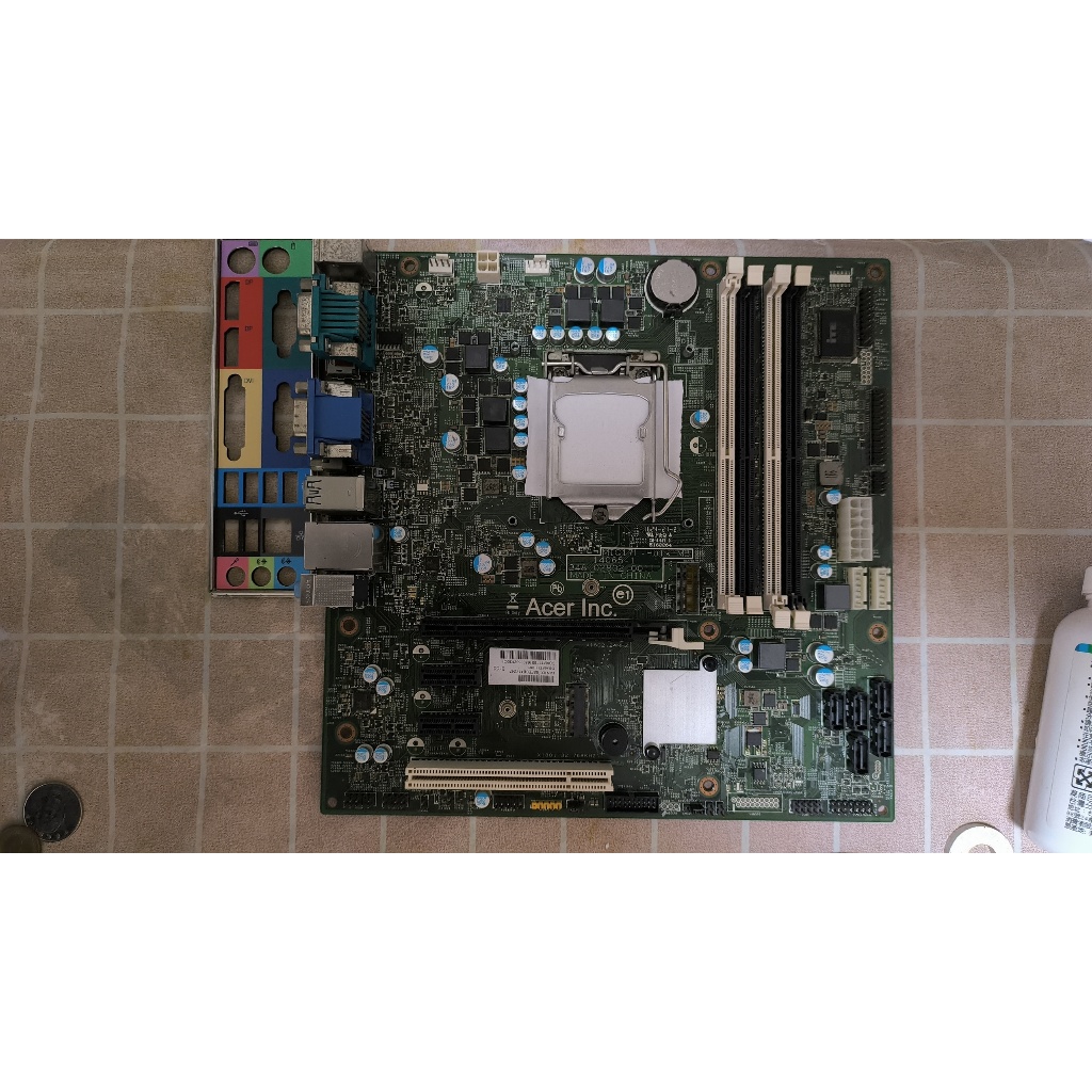 Acer 宏碁 MIQ17L-Hulk MB VMT11001 M4640G主機板DD4 1151 4插槽 良品 附擋板 | 蝦皮購物