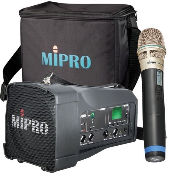 MIPRO 嘉強 MA-100+MA-200兩組無線喊話器/附無線手握麥克風或頭戴式麥克風+原廠背包 | 蝦皮購物