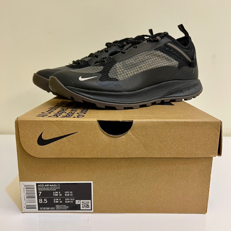 NIKE ACG AIR NASU 2 Anthracite 男深褐戶外機能反光休閒鞋DC8296-002(全新US7) | 蝦皮購物