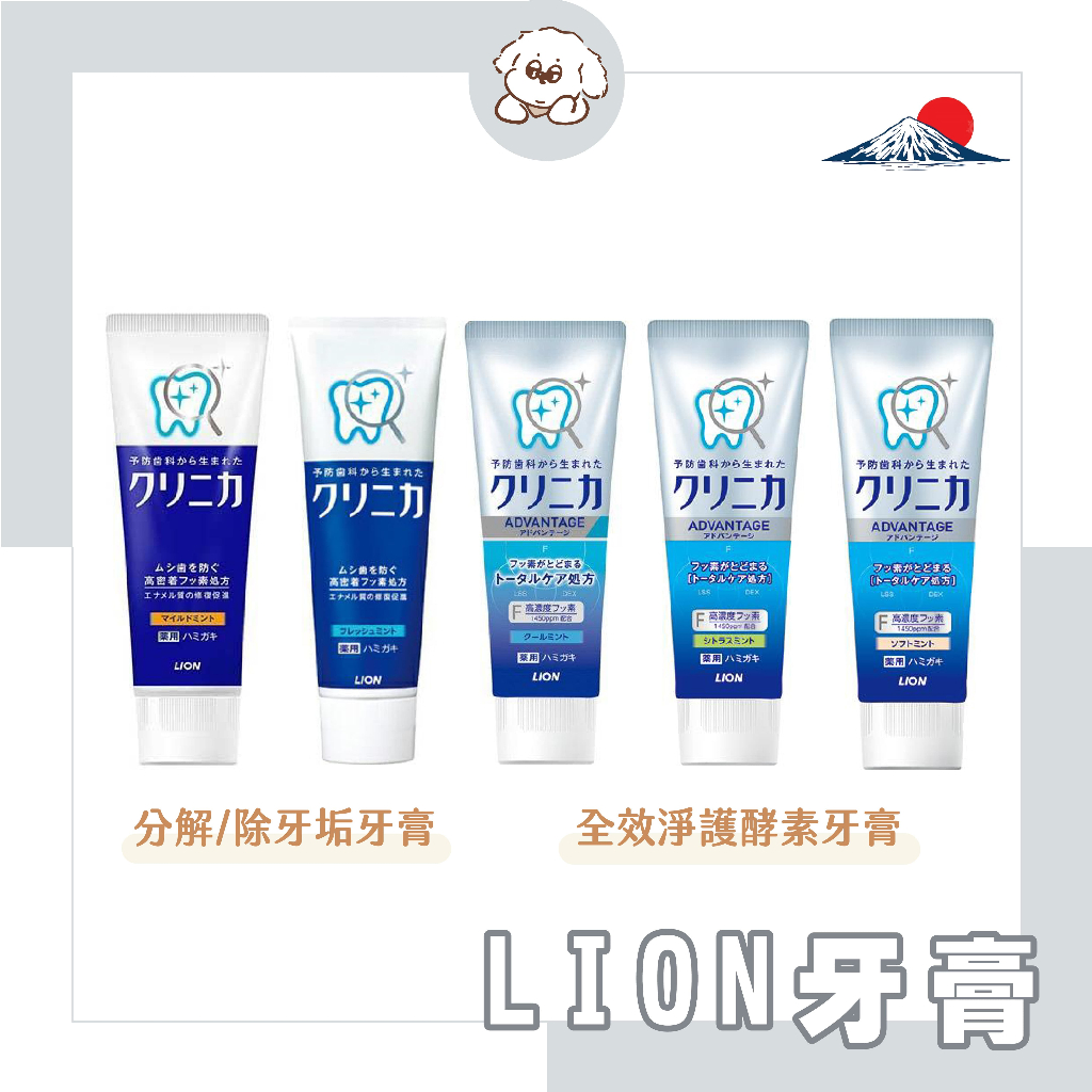 現貨【LION獅王 牙膏】全效淨 護酵素牙膏 分解牙垢牙膏 除牙垢 齒垢 亮白 齒漬 茶漬 蛀齒 一號好大隻 | 蝦皮購物