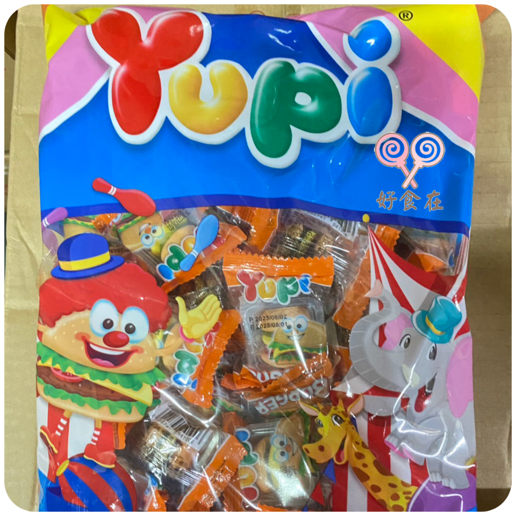 【好食在】 慧鴻 Yupi呦皮漢堡QQ糖果 378g 熱銷商品 漢堡糖 QQ軟糖 Yupi軟糖 糖果 軟糖 漢堡軟糖 | 蝦皮購物