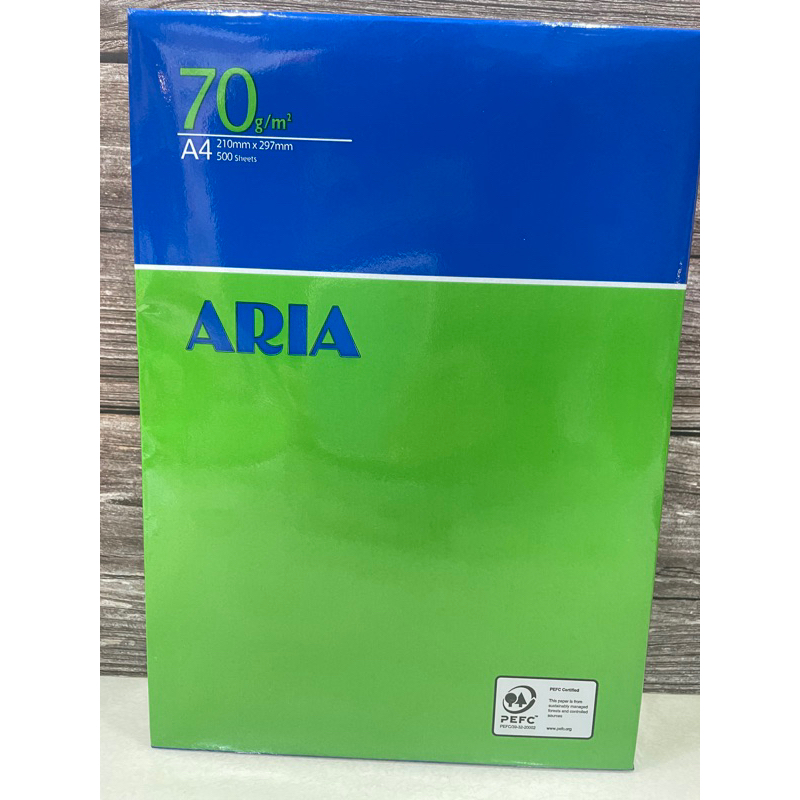 ARIA A4影印紙500張入 環保PEFC認證 A4紙 影印紙 A4列印紙 空白紙 70磅 | 蝦皮購物