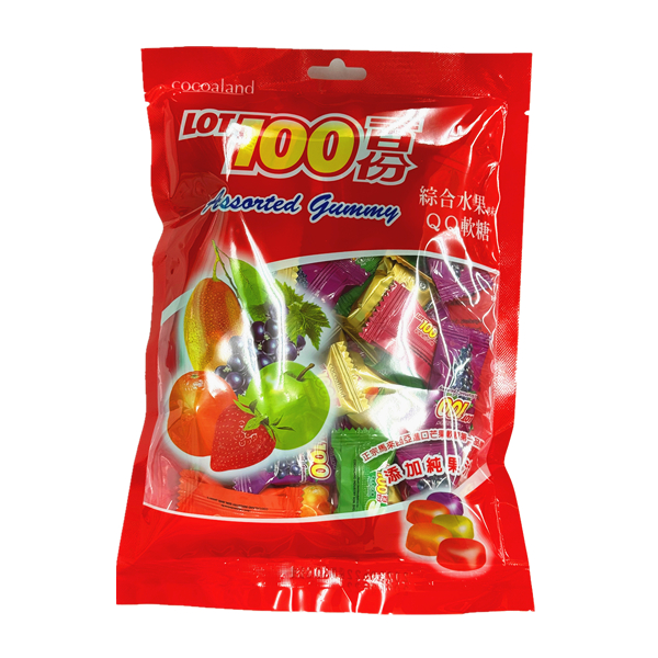 LOT 100 一百份 QQ軟糖 300g 綜合口味軟糖 芒果軟糖 一百份軟糖 | 蝦皮購物