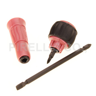 【南陽貿易】日本製 SUNFLAG 新龜 替換式 雙頭 起子組 65mm 135mm 6920-RJ 螺絲起子 | 蝦皮購物