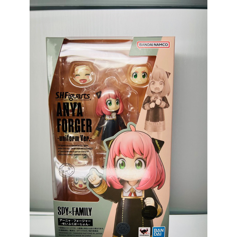全新未拆 S.H.Figuarts SHF SPY×FAMILY 間諜家家酒 制服版 安妮亞 可動 公仔 換臉 表情 | 蝦皮購物