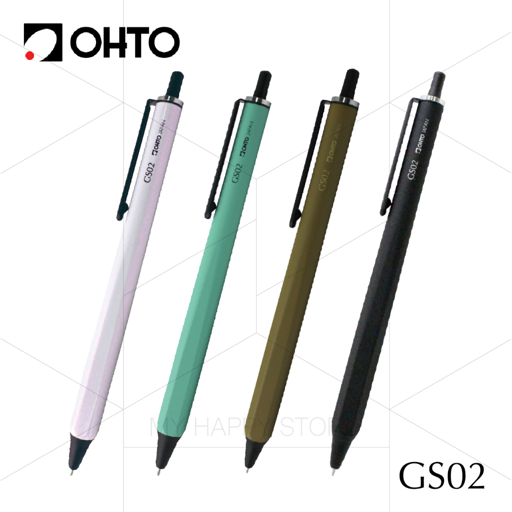 〔MHS〕OHTO GS02 Roller Gel 金屬漸變桿 0.5 陶瓷滾珠中性筆 | 蝦皮購物