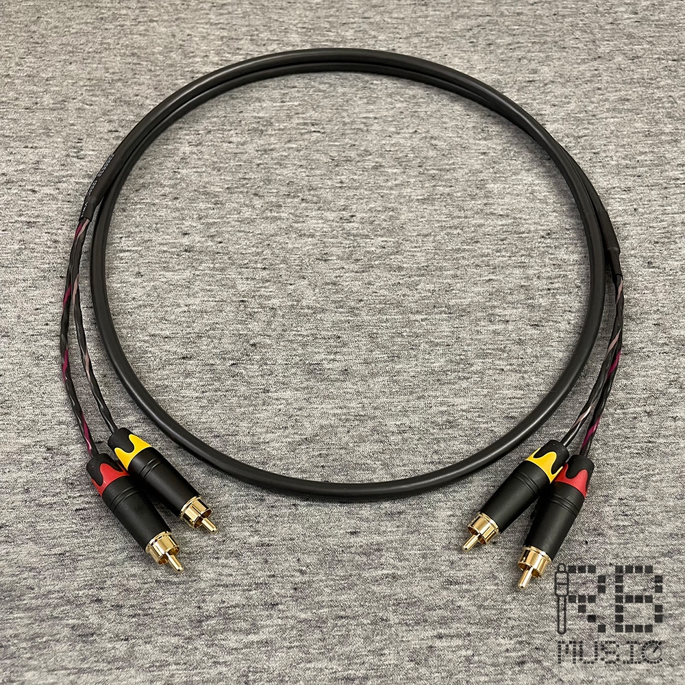 【RB MUSIC】Canare MR202-2AT 雙併線 RCA to RCA 訊號線 手工 導線 DJ線 | 蝦皮購物