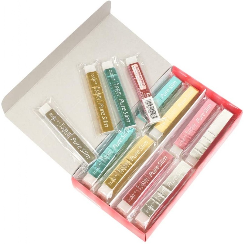 ♥微小市集∞♥現貨/日本sakura櫻花Pure Slim半透明細長型分段橡皮擦 專業繪圖繪美術橡皮擦 小學生橡皮擦 | 蝦皮購物