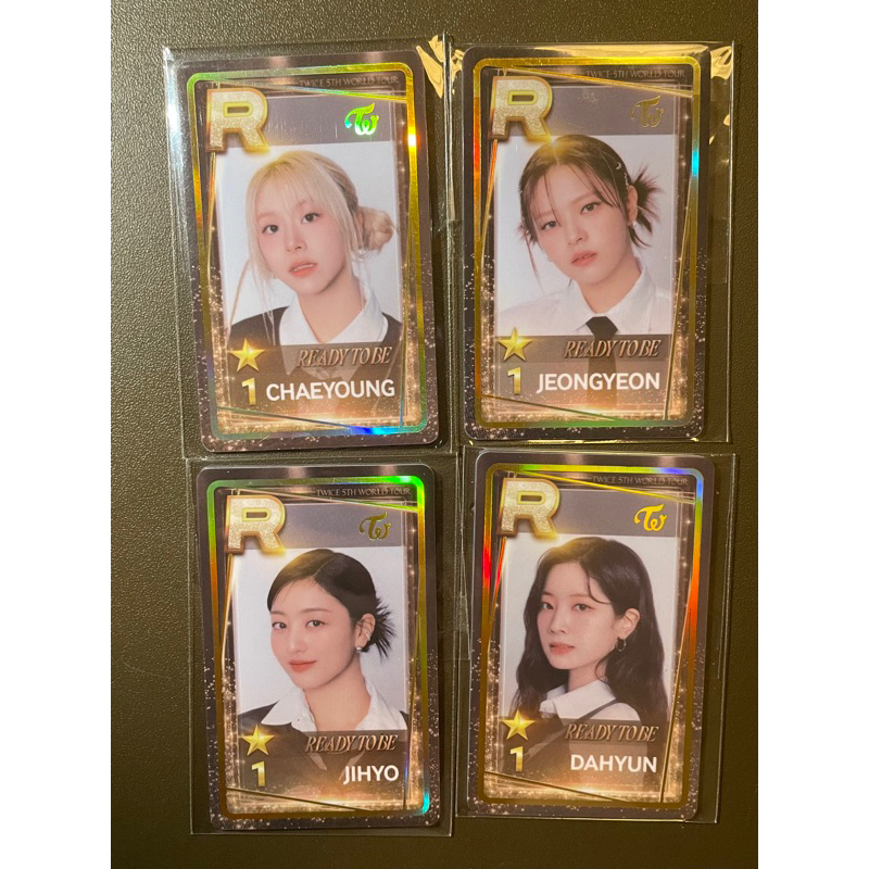 Super Star JYP NATION SSJYP TWICE Ready to be 遊戲卡pvc 硬卡 拆售 | 蝦皮購物