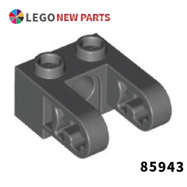 【COOLPON】正版樂高 LEGO 科技 Brick 1x2 with Hole 85943 49132 深灰 | 蝦皮購物