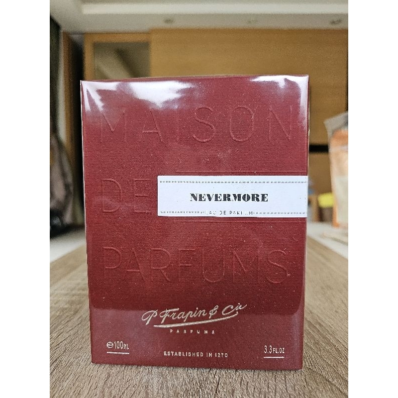 [全新]Frapin Nevermore 永不復返 EDP 100ml (新版） | 蝦皮購物