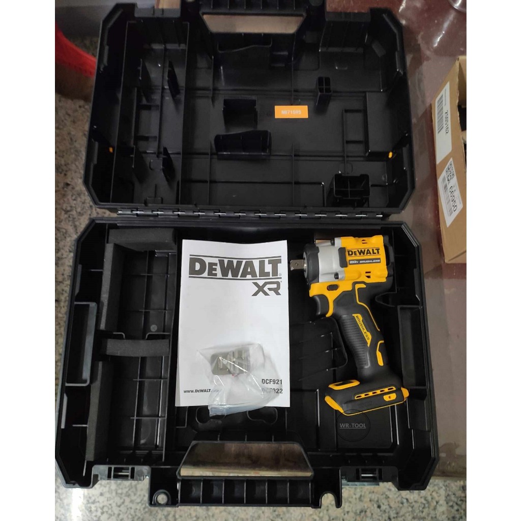 全新 得偉原廠 塑膠盒裝 DEWALT DCF921 20V 新款 4分頭電動扳手 DCF922 | 蝦皮購物