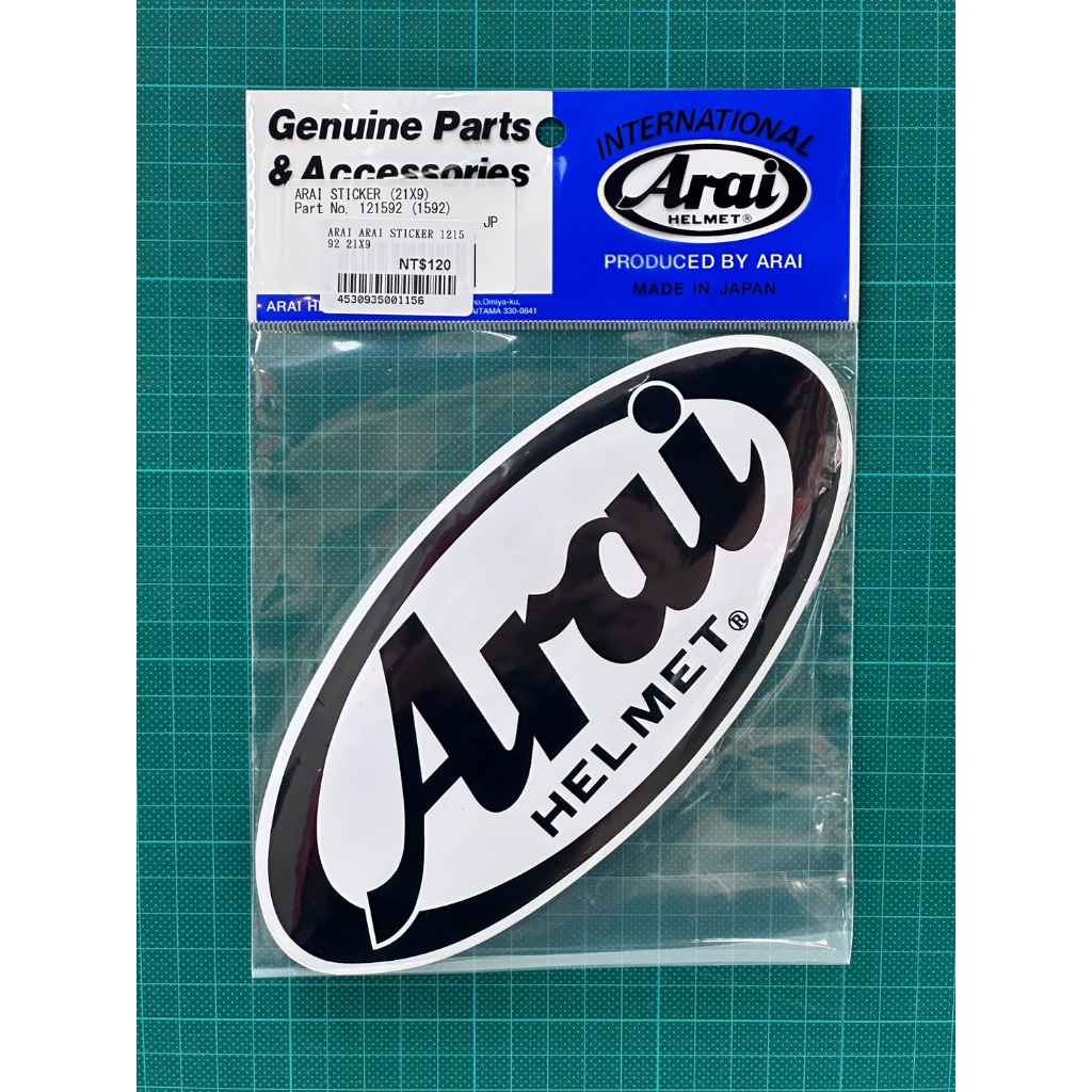 【NAPS 納普司】 ARAI原廠貼紙 Arai LOGO 鏡片貼 車貼 Arai HELMET Sticker | 蝦皮購物