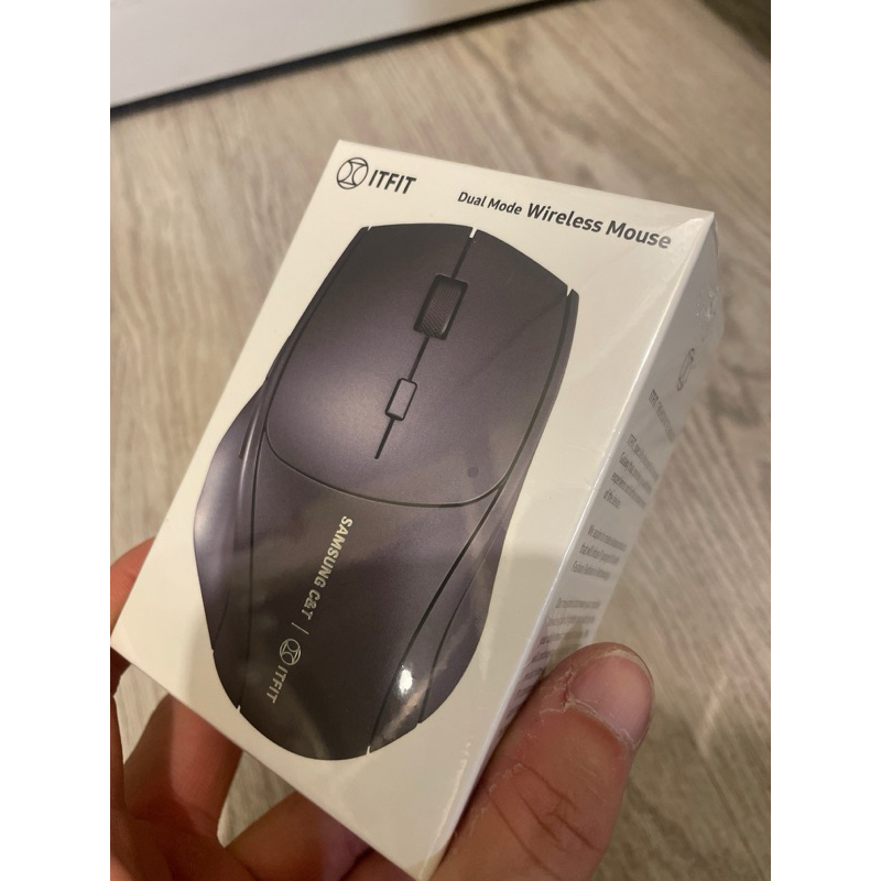 SAMSUNG三星 ITFIT 雙模無線滑鼠 M03A 銀灰 | 蝦皮購物