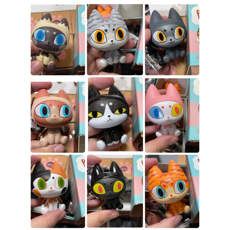 現貨 Unbox bad meaw 蝙蝠貓 盒玩 單售 貓咪 公仔 橘貓 三花貓 等 | 蝦皮購物