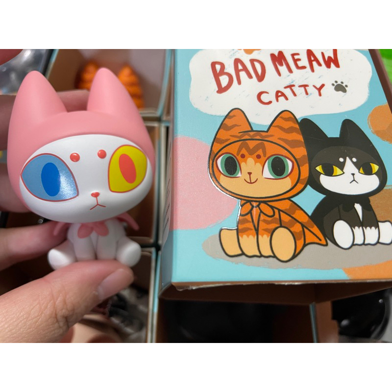 現貨 Unbox bad meaw 蝙蝠貓 盒玩 單售 貓咪 公仔 橘貓 三花貓 等 | 蝦皮購物