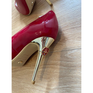 [全新未穿過]Gracegift x 美少女戰士 聯名紅色漆皮高跟鞋36號 | 蝦皮購物