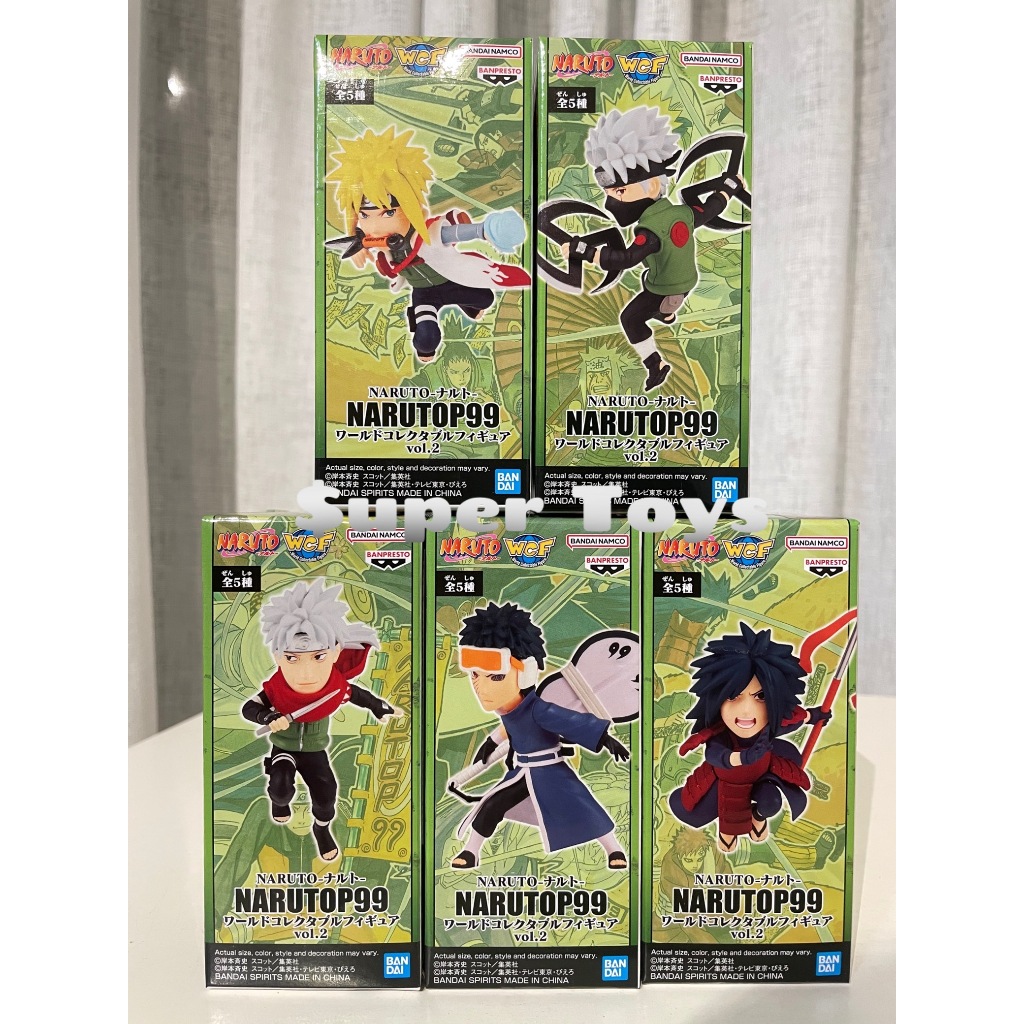 uper Toys》全新現貨 景品 周年 海外限定 火影忍者 WCF NARUTOP99 vol.2 公仔 模型 | 蝦皮購物