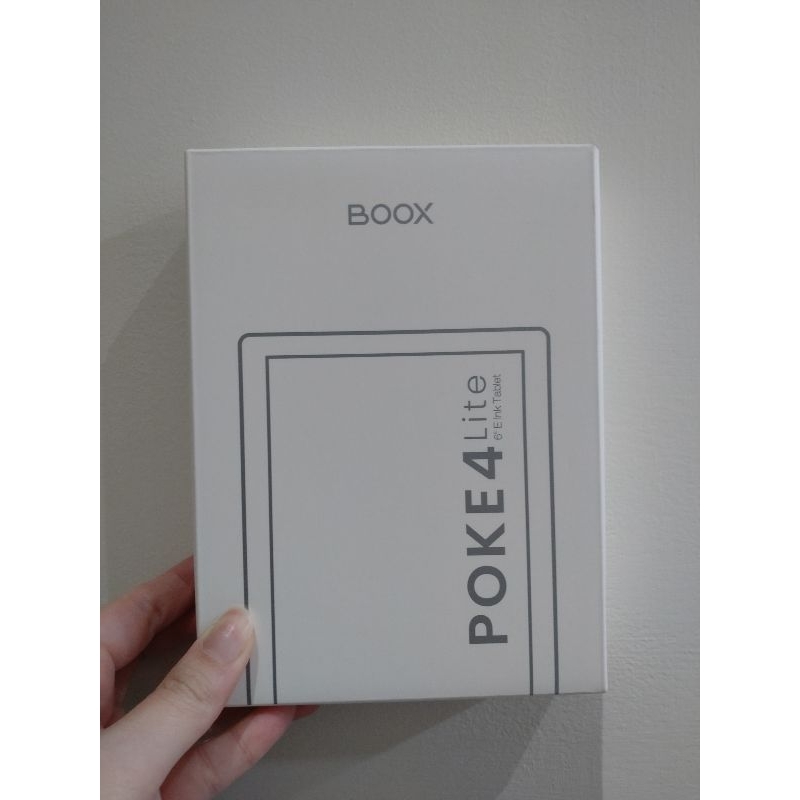 文石Onyx BOOX Poke4 Lite(Poke4s) 6吋 電子書閱讀器-輕羽白（含灰色保護殼） | 蝦皮購物