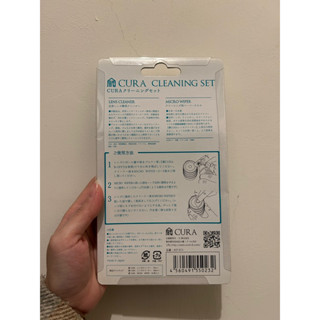 CURA Cleaning Set 鏡頭清潔套裝 日本製造 拭鏡紙+清潔液(無酒精)單眼相機 | 蝦皮購物