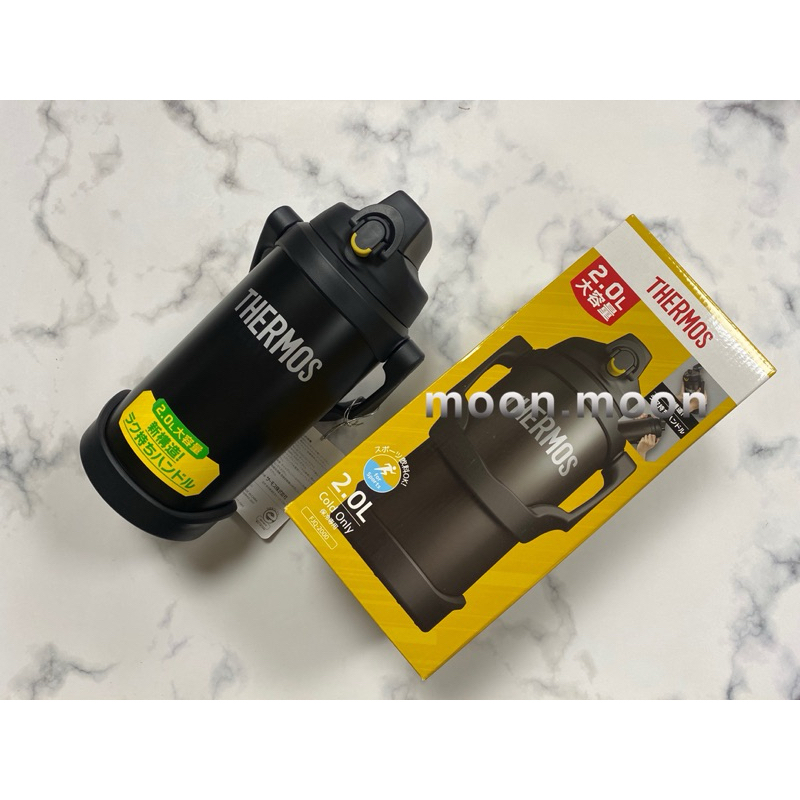 THERMOS 膳魔師 FJQ-2000/2500-BK 不銹鋼真空保冷瓶 大容量 2000/2500cc 露營 運動 | 蝦皮購物