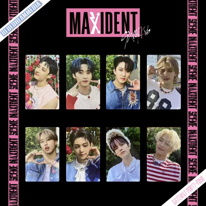 Straykids skz MAX maxident BDM 特典 bdm菲 bdm辰 bdm旻 小卡 | 蝦皮購物