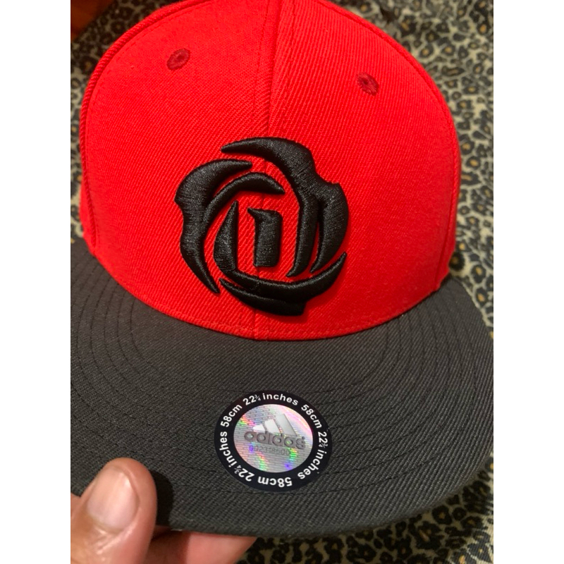 絕版 二手 古著 NBA Derrick Rose 玫瑰 公牛 紅 adidas 愛迪達 老帽 棒球帽 cap | 蝦皮購物
