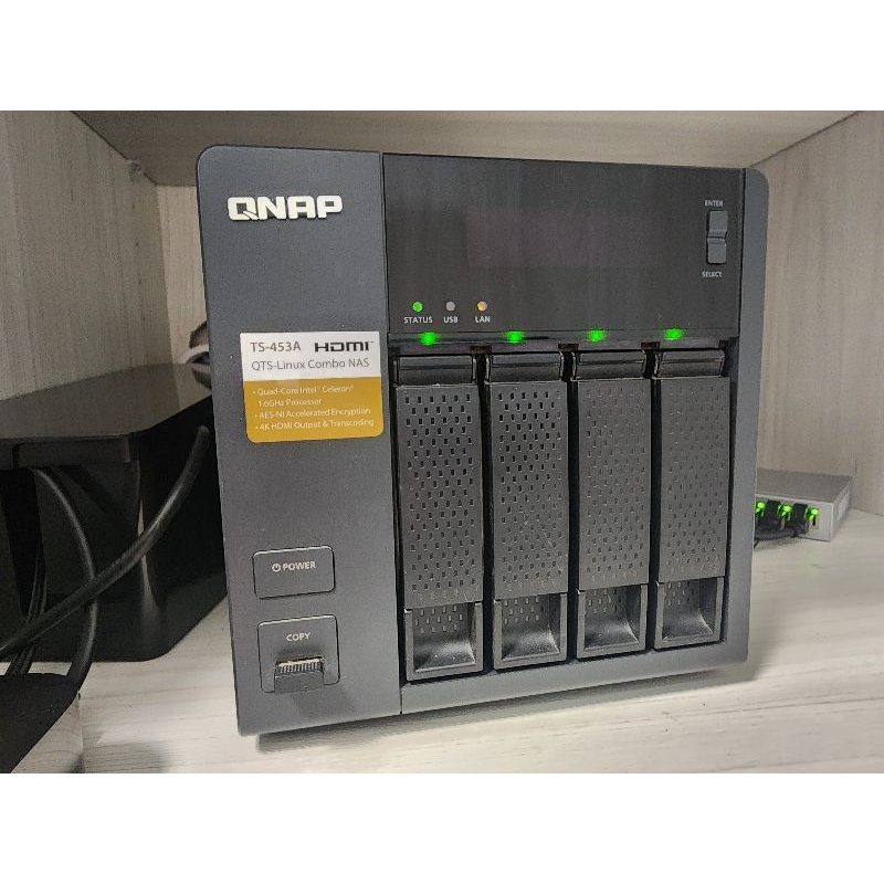 QNAP TS-453 + RAM16GB QTS-Linux Combo NAS | 蝦皮購物