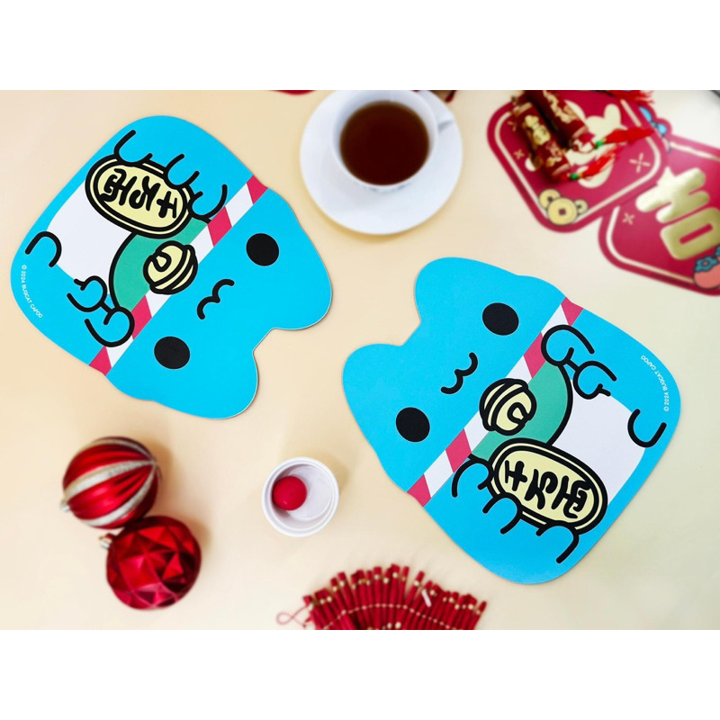 2025 全新現貨 7-11 貓貓蟲咖波 CAPOO 咖波招福達摩籤筒吊飾 | 蝦皮購物