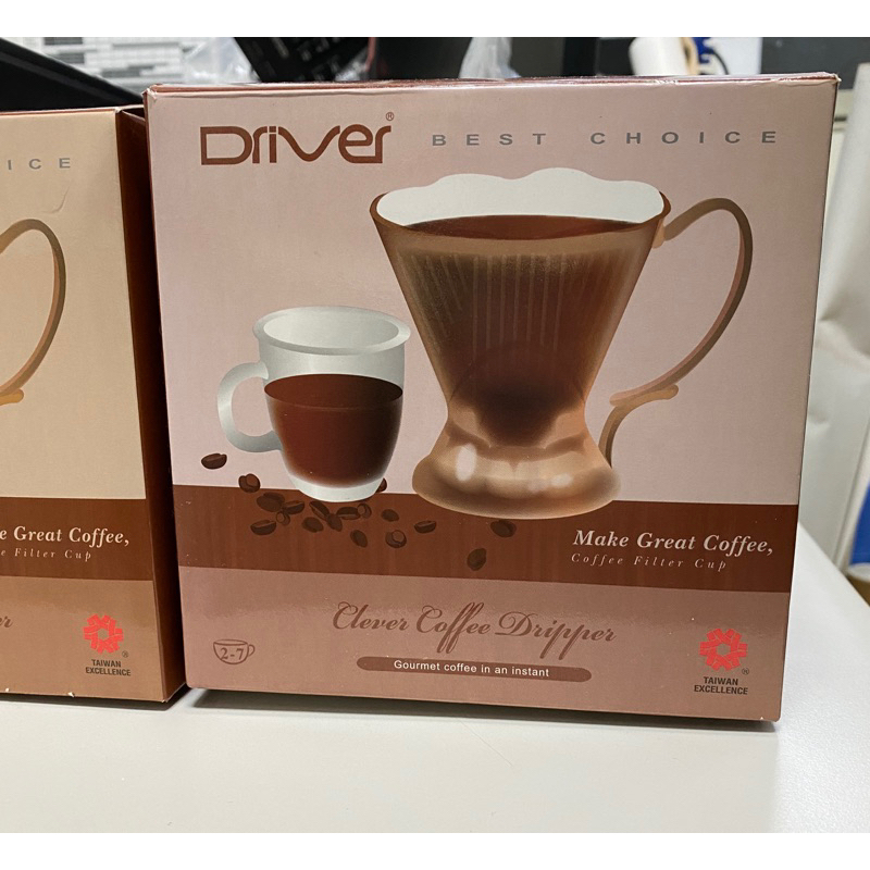Driver 聰明濾杯 透明棕 2-7杯（600ml)另贈送濾紙 | 蝦皮購物