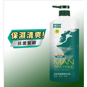 【PON PON】澎澎MAN元氣炭沐浴乳 澎澎MAN茶樹沐浴乳 瓶裝850g/補充包700g | 蝦皮購物