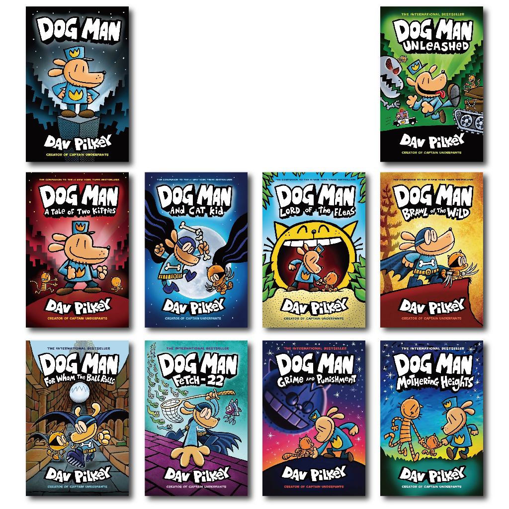 【精選組合】Dog Man 套書組合 / Dav Pilkey / Scholastic出版社旗艦店 | 蝦皮購物