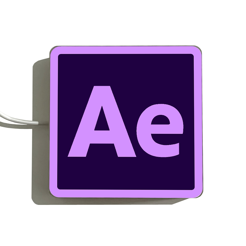 【台灣現貨】Premiere Ps Pr AI AE photoshop Illustrator 軟體造型夜燈 迷你燈箱 | 蝦皮購物