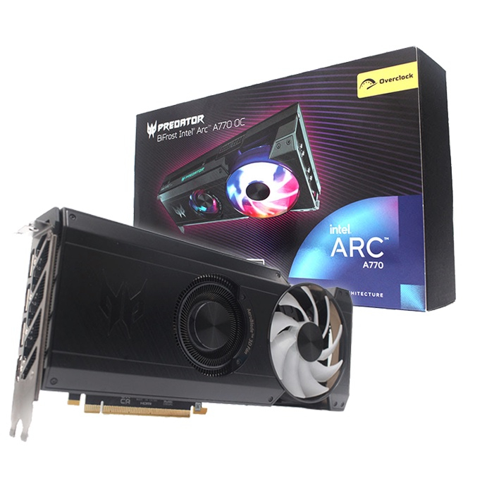 極新品 原廠盒裝 【宏碁】Acer Predator Arc A770 16G Predator冷卻 頂級電競遊戲顯示卡 | 蝦皮購物