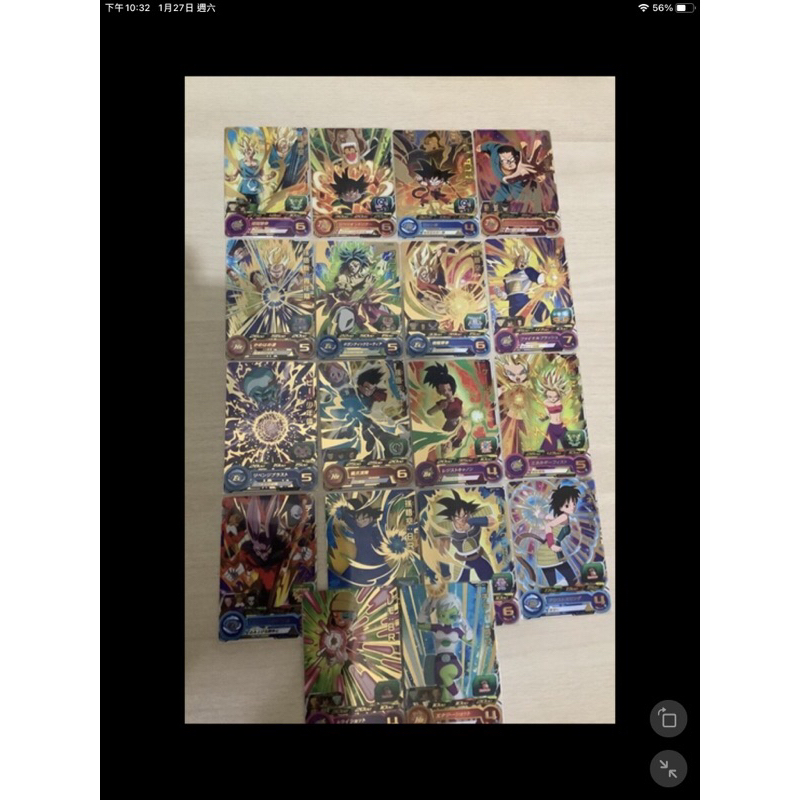 七龍珠英雄 台灣第7彈 UMT7 稀有卡片 18張合售 第七彈 2星卡片 | 蝦皮購物