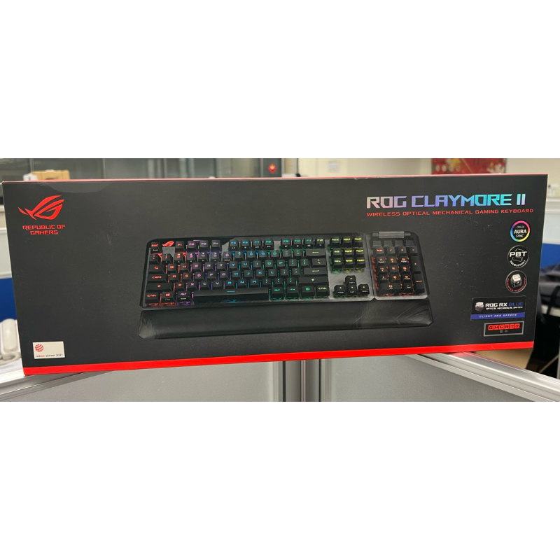 ROG CLAYMORE II RX ABS PBT 光學機械電競鍵盤 青軸/無線/RGB/可拆數字區/零延遲 | 蝦皮購物