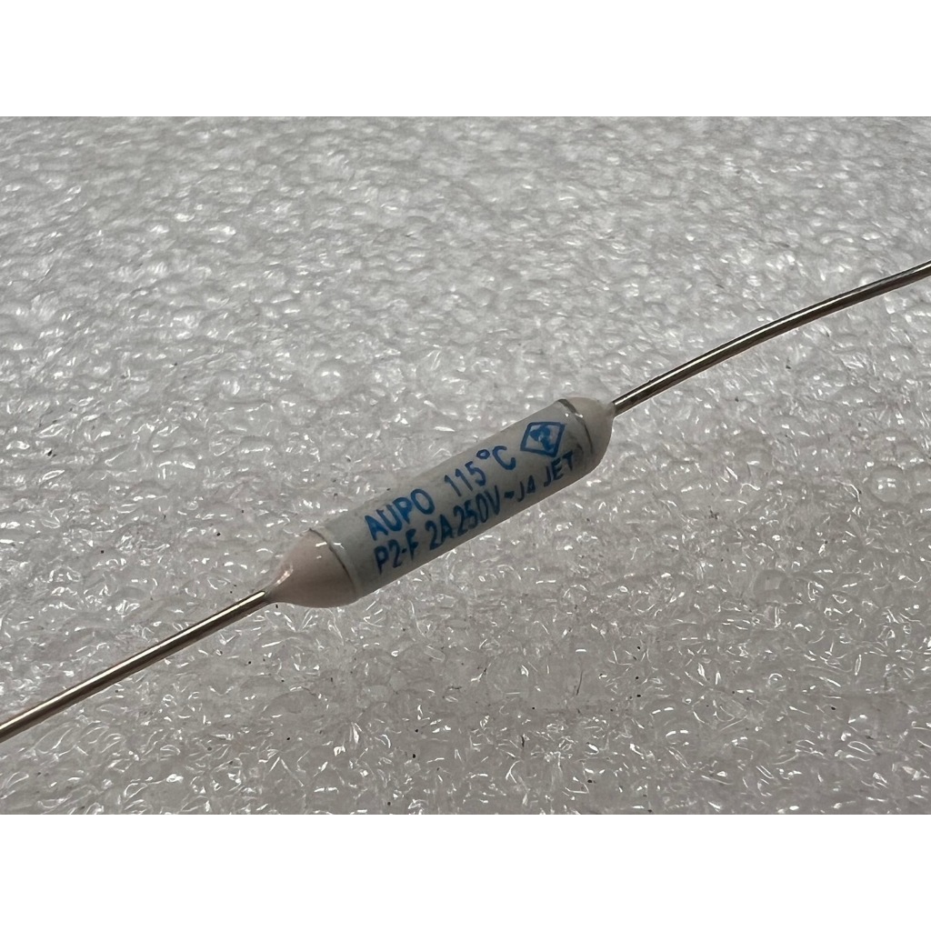AUPO 115℃° P2-F 2A 250V 陶瓷電阻式溫度保險絲 風扇馬達維修 | 蝦皮購物