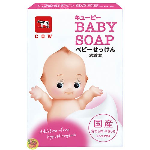 【JPGO】日本製 COW牛乳石鹼 Baby Soap 嬰幼兒沐浴皂 90gX3入 | 蝦皮購物