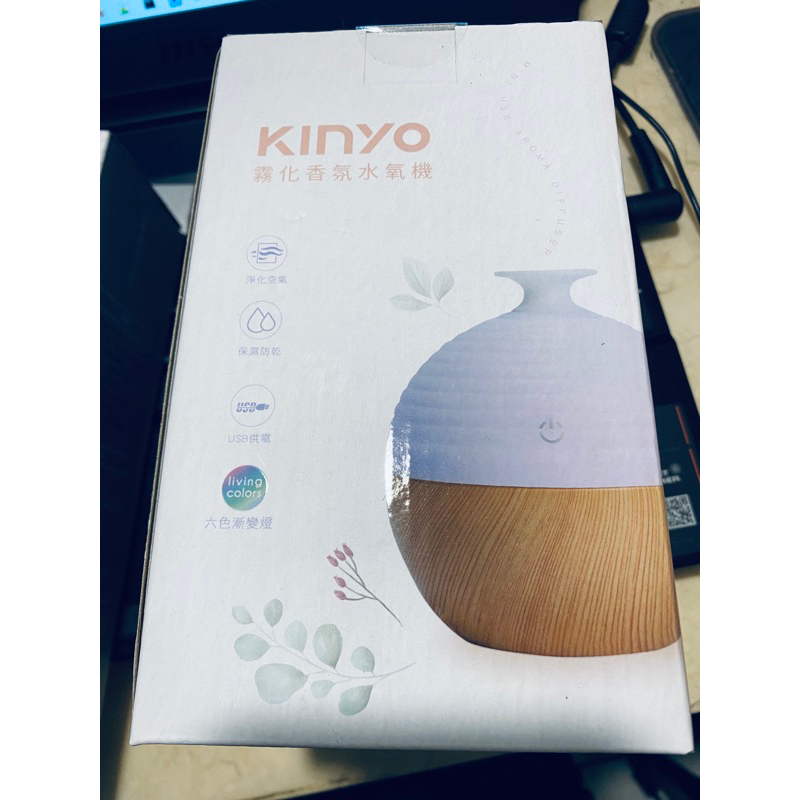 全新kinyo霧化香氛水氧機 ADM-305*1台 盒裝 板橋新莊可面交 | 蝦皮購物