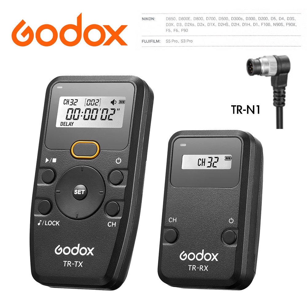 【攝界】現貨 GODOX 神牛 TR-N1 無線定時 快門線 NIKON D6 D5 D800 D810 D850 | 蝦皮購物