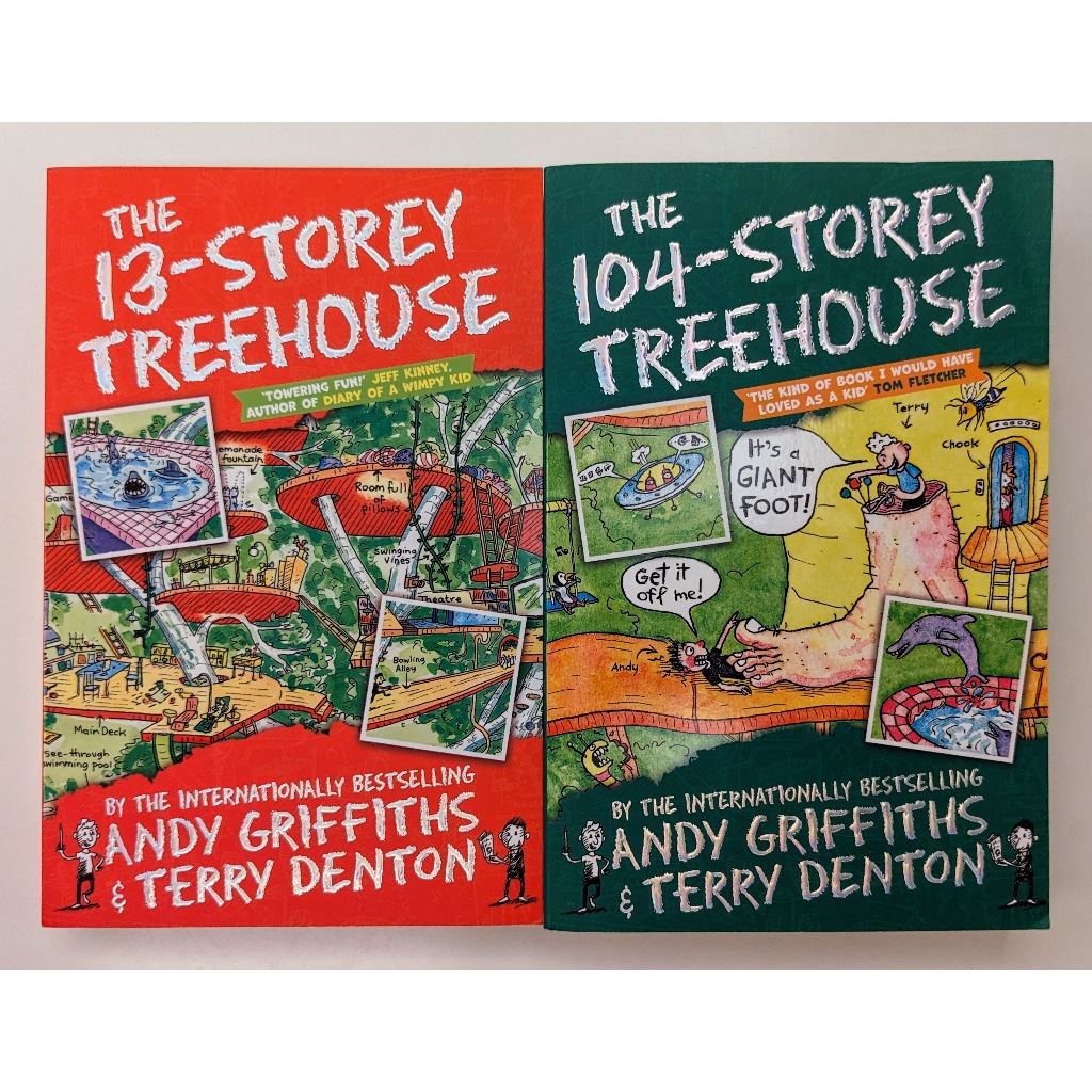 瘋狂樹屋 Andy Griffiths & Terry Denton's Treehouse Books 13&104 | 蝦皮購物
